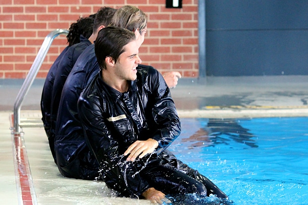 Junior Blues bond at HMAS Cerberus