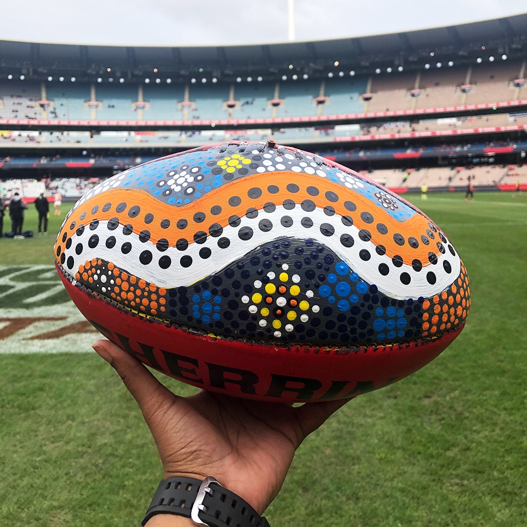 How an indigenous Giant is making an art form out of footy