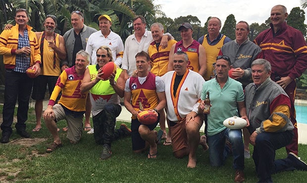 Bear reunion: Choco brings footy pioneers together