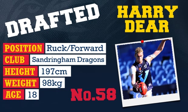 Pick 58: Harry Dear