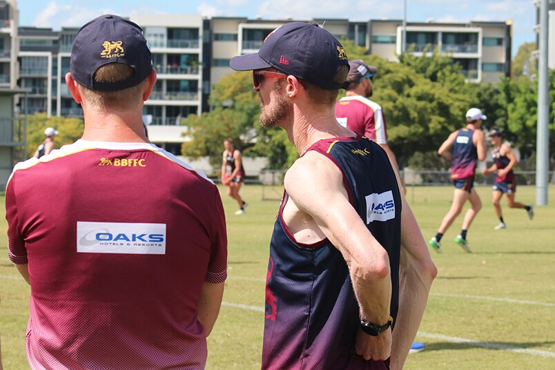 AFL Media's Michael Whiting joins training