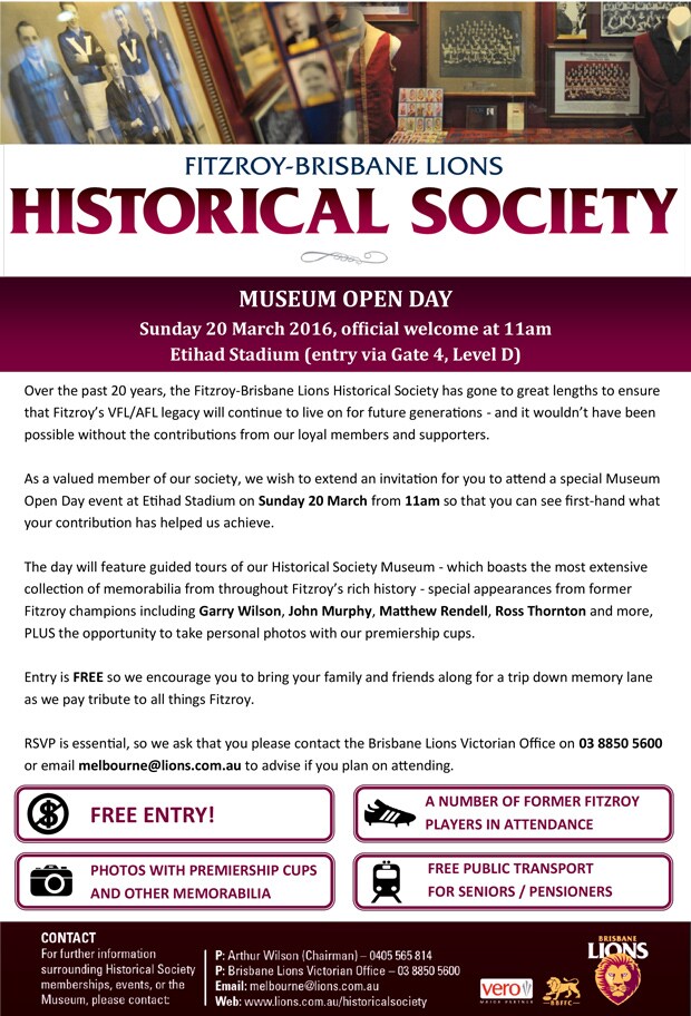 Historical Society Museum Open Day