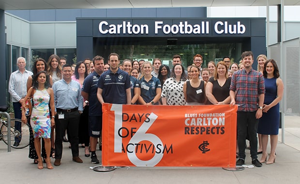 Carlton supports 16 Days of Activism