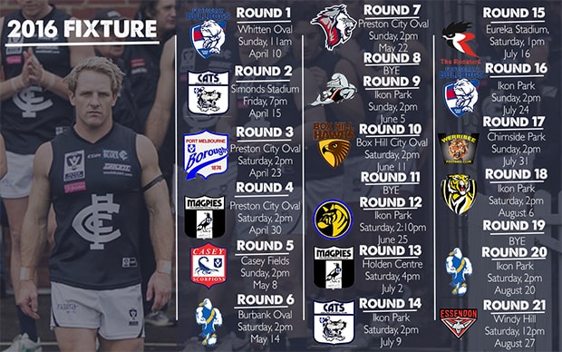 2016 VFL fixture released