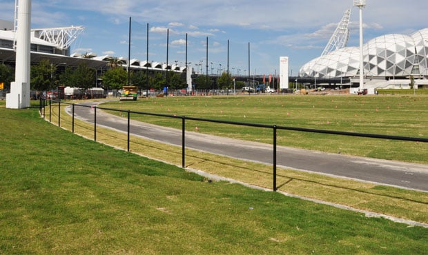 Grass laid at new Olympic Park oval