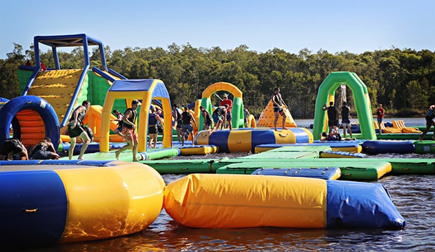 Gallery: Wednesday's water park challenge