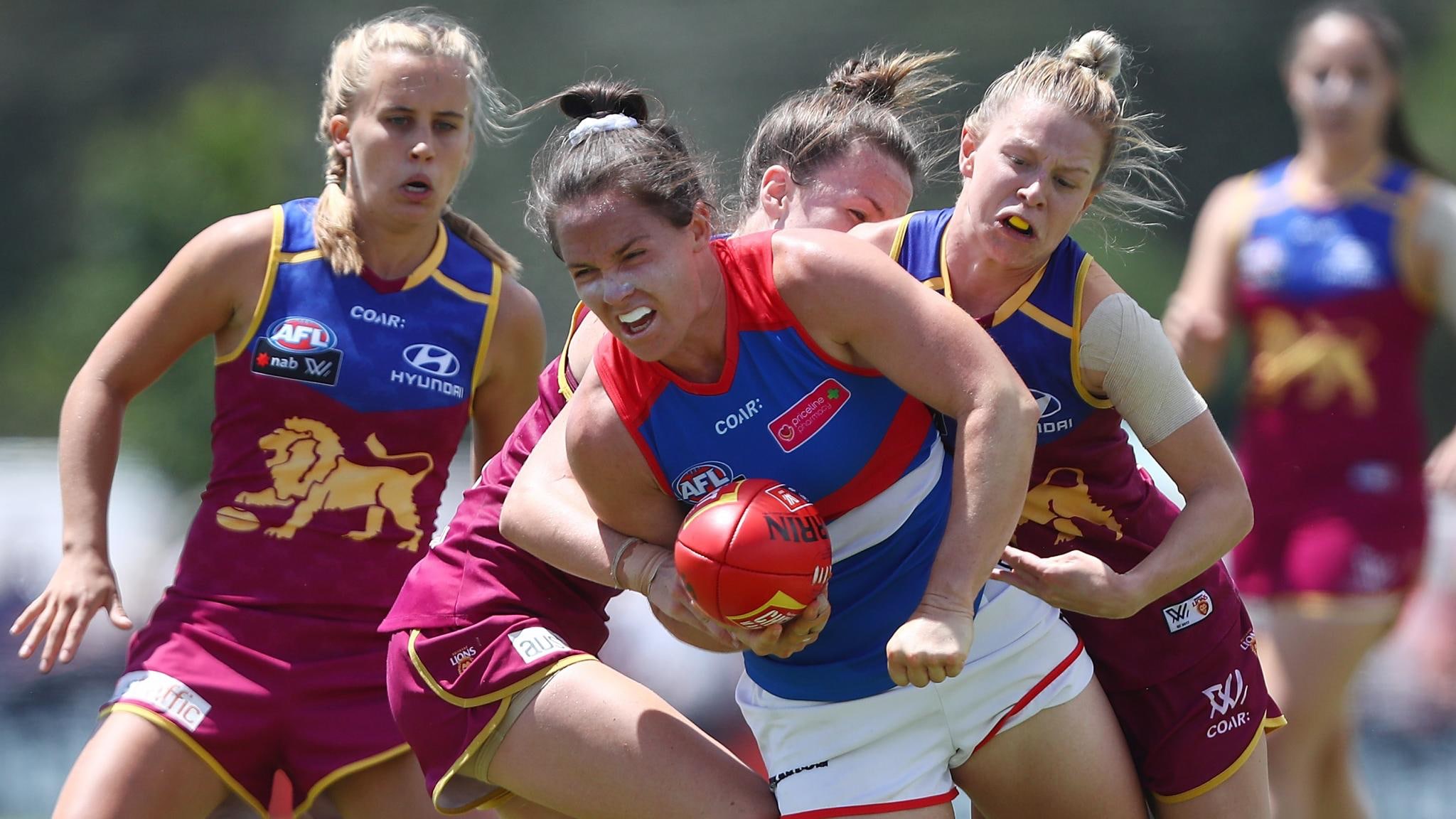AFLW: Fiery Bulldog embraces 'white line fever'