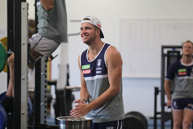 Gallery: Players hit the gym