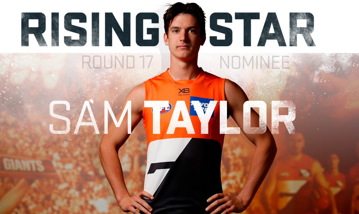 Sam Taylor a Rising Star - GWSGIANTS.com.au