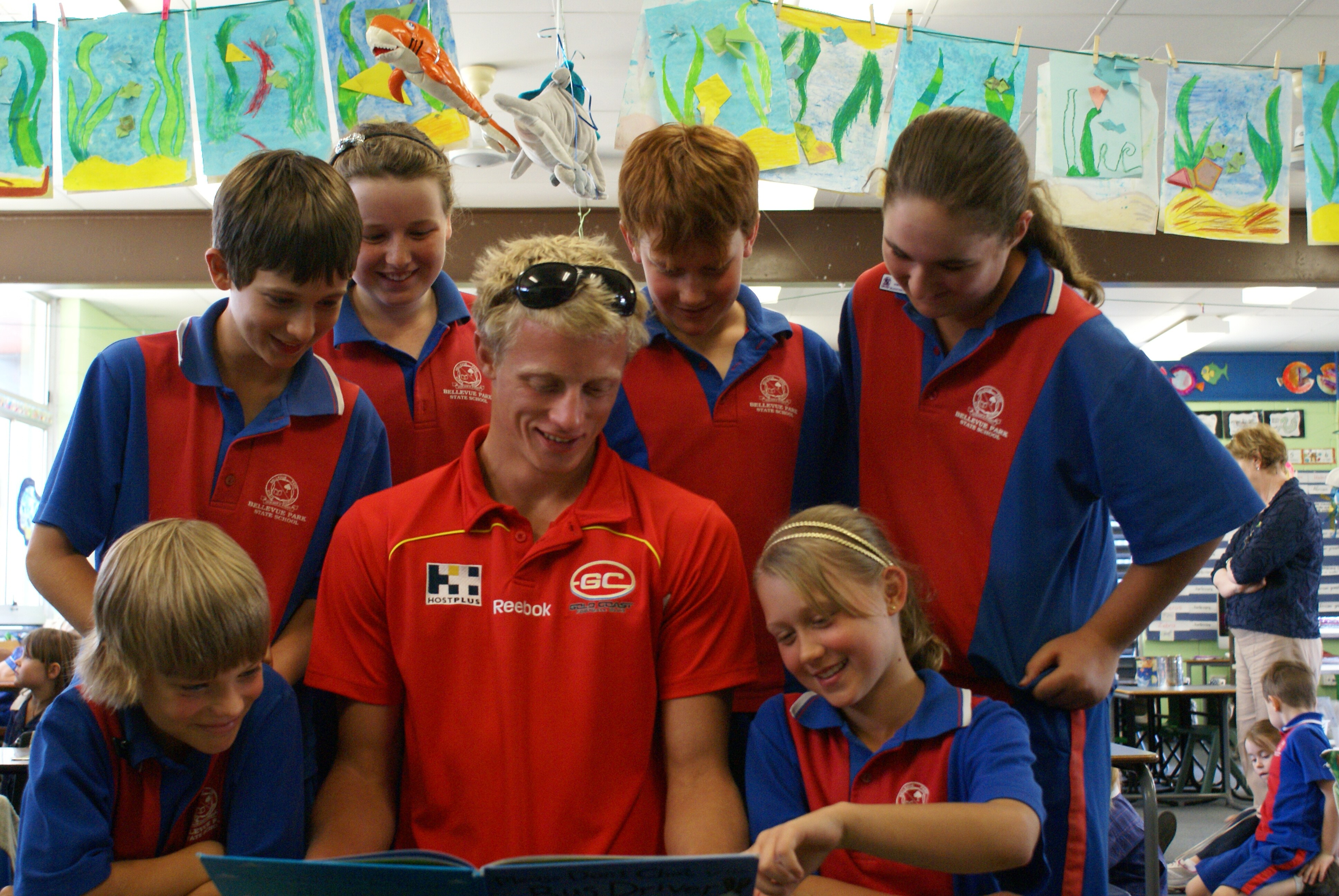 Jesse gets into the Book Week spirit at Bellevue