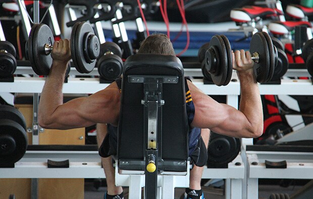 Photos: Friday weights session