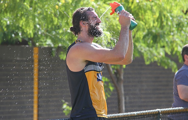 Photos: Sweating it out in the heat