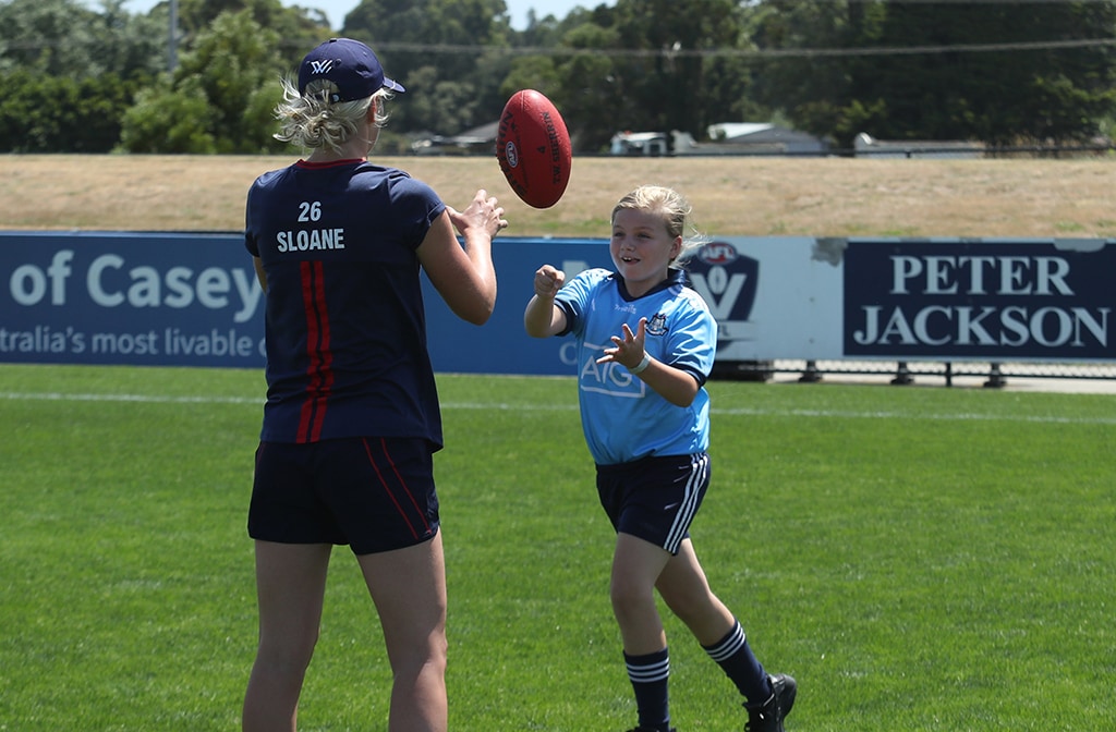 Gallery: AFLW Clinic at Casey Fields