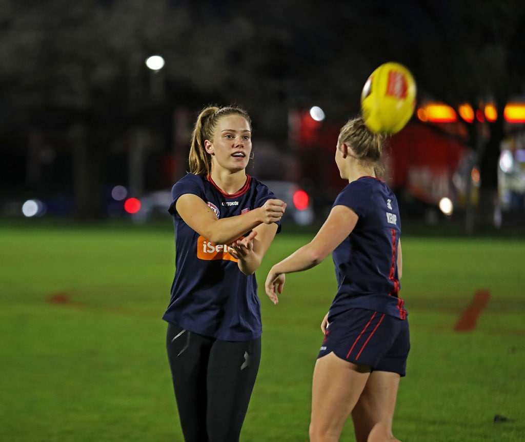 AFLW Training Gallery
