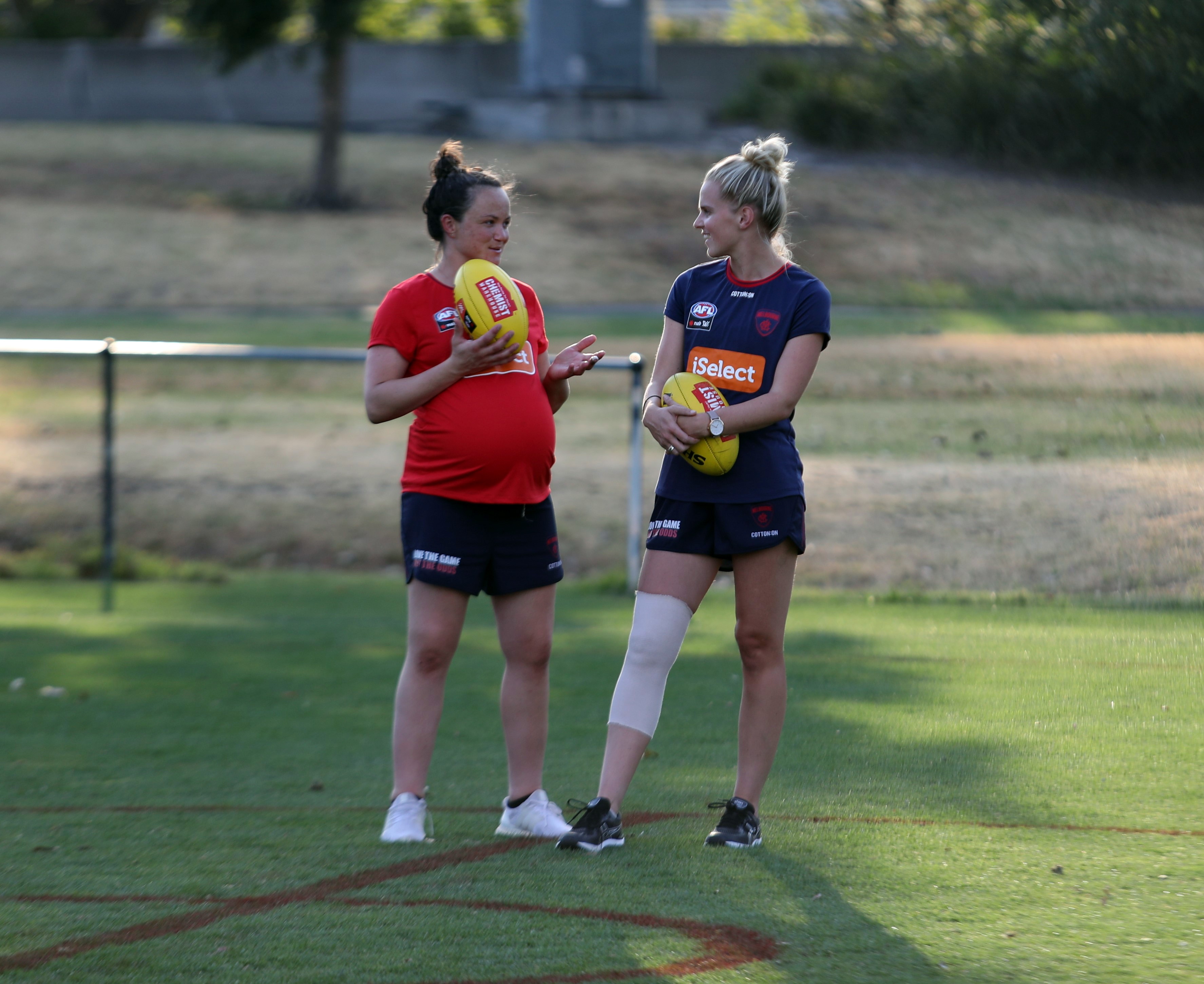 AFLW: Round 2 training gallery