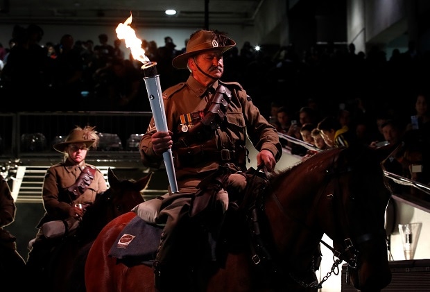 In pictures: ANZAC Eve pre-game ceremony