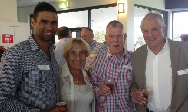 Past Saints reunite